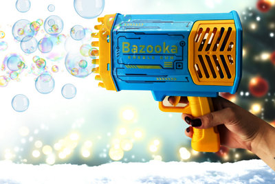 Bazooka Electric Bubble Blasting Gun - Blue