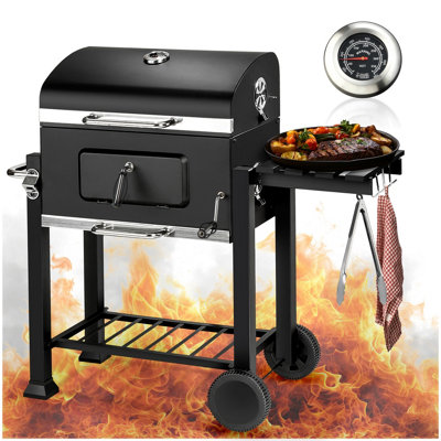 BBQ Florian - with 2 wheels, adjustable air supply and temperature ...