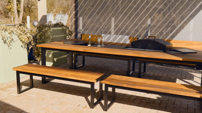 BBQ Grill Table Set - Arizona 3m