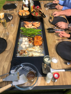 BBQ Grill Table Set - Arizona 3m
