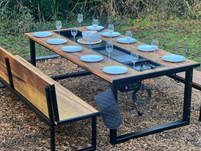 BBQ Grill Table Set - Sevilla 2.4m