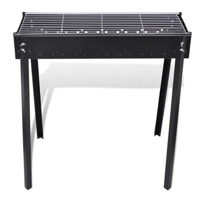 BBQ Stand Charcoal Barbecue Square 75 x 28 cm
