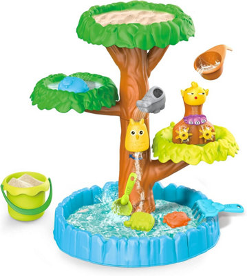 Beach Tree Sand And Water Table Beach Play Activity Set Indoor Outdoor ...