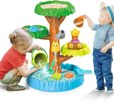 BEACH TREE SAND AND WATER TABLE BEACH PLAY ACTIVITY SET INDOOR OUTDOOR ...