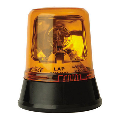 Beacon LAP Rotating 3 Point Amber EBC103 Qty 1 LAP ELECTRICAL