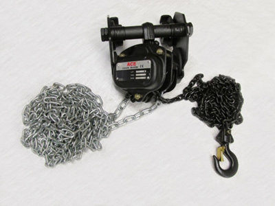 Beam Trolley Chain Block Combination 3M Chain 0.5T SWL (Push Girder ...