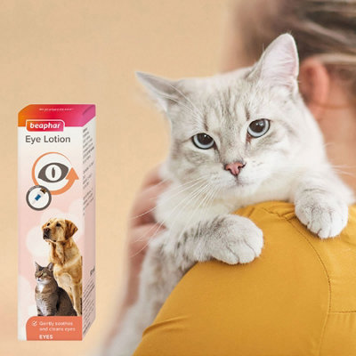 Beaphar Dog & Cat Eye Lotion 50ml - Pack of 3