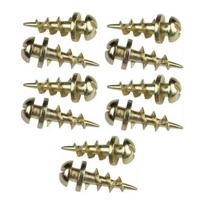 Bear Claw Picture Hanging Screws Gold Plasterboard Hanger for Frames ...