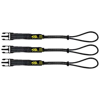 BearTOOLS Interchangeable Black Safety Lanyard 3 Loop Ends