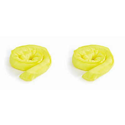 BearTOOLS Spill Control Yellow Chemical Absorbent Sock 2 Pack