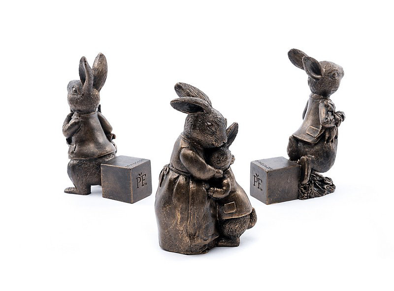 Beatrix Potter Bronze Peter Rabbit Plant Pot Feet - Set of 3 - Peter ... Beatrix Potter Bronze Peter Rabbit Plant Pot Feet - Set of 3 - Peter ...