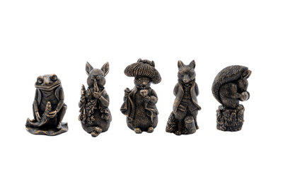 Beatrix Potter Set of 5 Cane or Stake Toppers Peter Rabbit, Jeremy ...