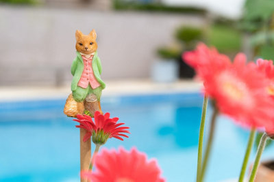 Beatrix Potter Set of 5 Coloured Cane or Stake Toppers Peter Rabbit ...