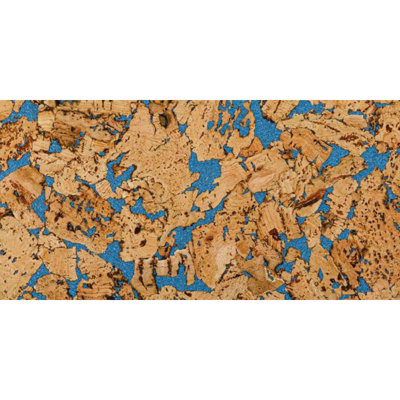 Beautiful Cork Wall Panels - Blue - 1 Pack - 1.98m2 - 600x300x3mm | DIY ...
