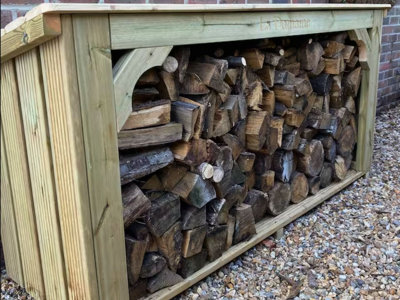 Beautiful Quality Wood Store - Small Log Store - Log Store ...