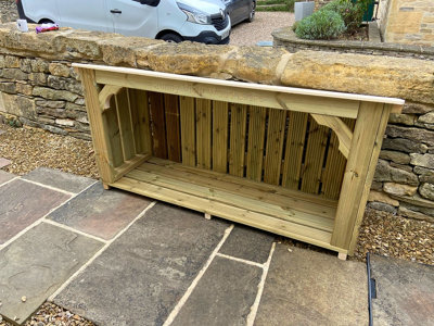 Beautiful Quality Wood Store - Small Log Store - Log Store ...