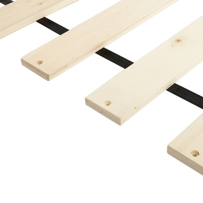 Bed LIBERMONT 160 x 200 cm (EU King Size) Dark Ash Wood