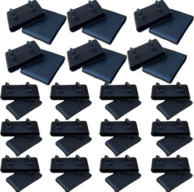 Bed Slat Holder Kits Bundle of 36, 24 End Bed Slat holders, 12 Centre ...