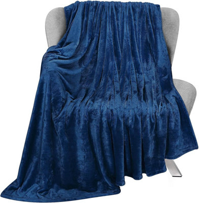 Bedbric Throws for Sofas Large Cozy Blankets and Throws 400 GSM Single ...