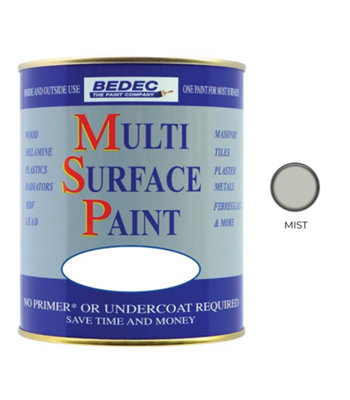 Bedec Multi Surface Paint - Gloss - Mist - 750ml