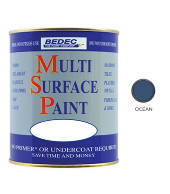 Bedec Multi Surface Paint - Gloss - Ocean - 750ml