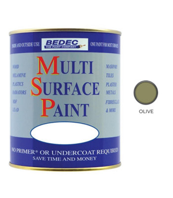 Bedec Multi Surface Paint - Gloss - Olive - 2.5L