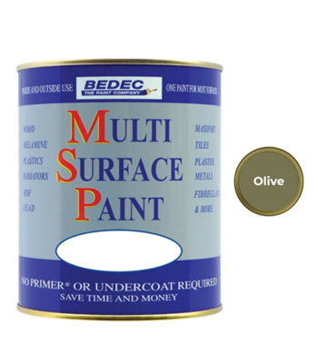 Bedec Multi Surface Paint - Matt - Olive - 2.5L