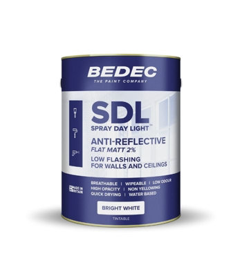 Bedec Spray Daylight Anti Reflective Paint - Flat Matt - Bright White ...