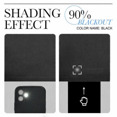 BedLooms Black Thermal Insulated Blackout Pencil Pleat Standard Window ...