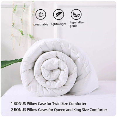 BedLooms Summer Duvet 7.5 Tog Super King Size 260 X 220 cm Anti ...