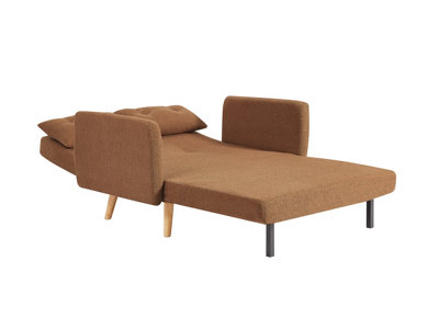 BedroomBundles LTD Foxy Modern 2-Seater Loveseat Sofa, Convertible Fold ...