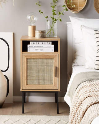 Bedside Table PASCO Light Brown