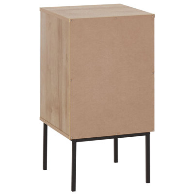 BEDSIDE TABLE PASCO LIGHT BROWN