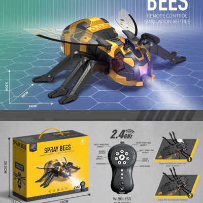 Bee Remote Control Spray Bee Spider Toy