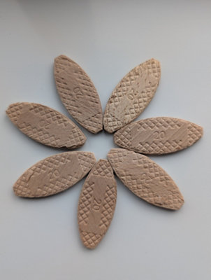 Beech Wood Dowel Jointing Biscuits Size 20 (Pack 50)