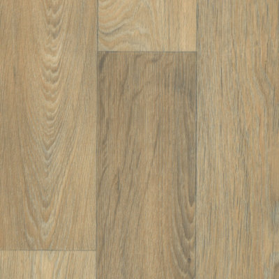 Beige Brown Wood Effect Slip-Resistant Contract Commercial Heavy-Duty ...