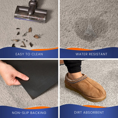 Beige Candy Non-Slip Heavy Duty Barrier Door Mat - Assorted Sizes