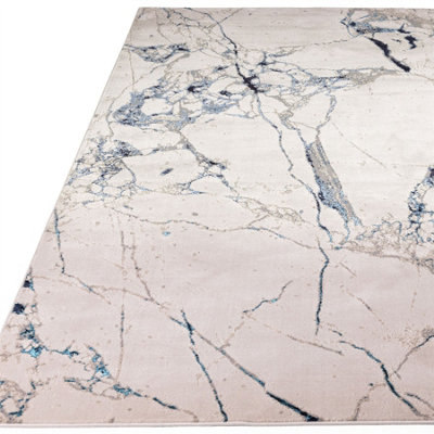 Beige Modern Easy to Clean Abstract Rug For Dining Room Bedroom ...