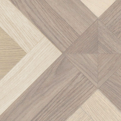 Beige Modern Parquet Effect Anti-Slip Vinyl Flooring For Kitchen ...