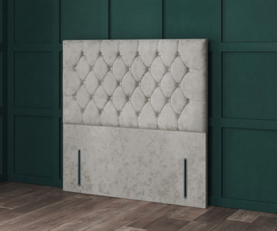 Beige Naples 3ft Single Princess Style Matching Buttons 54inch ...