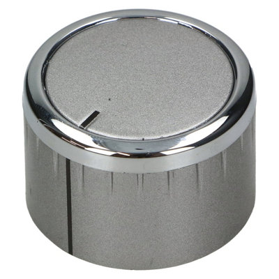 Beko Genuine Cooker Control Knob - Silver - BEK157240689
