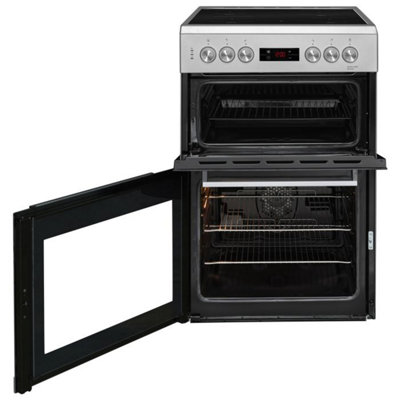 Beko KDC653S 600mm Double Electric Cooker Ceramic Hob Fan Oven