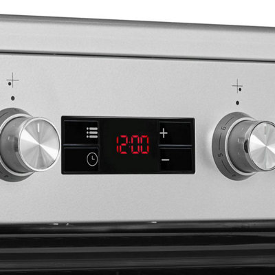 Beko KDC653S 600mm Double Electric Cooker Ceramic Hob Fan Oven