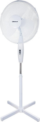 Belaco 16" Stand Fan - White - Height Adjustable
