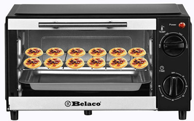 Belaco 9L Mini Oven - Black / silver