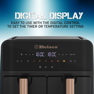 Belaco Dual Draw - Digital Air fryer - 9L