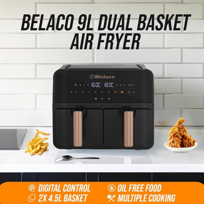 Belaco Dual Draw - Digital Air fryer - 9L