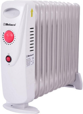 Belaco Mini Oil filled radiator heater - 11 Fins | DIY at B&Q