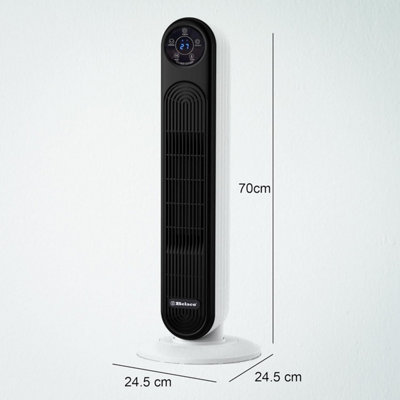BELACO PTC TOWER HEATER WITH REMOTE - 12H TIMER