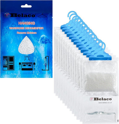 Buy Belaco Set of 12 Hanging Dehumidifier, 230g Moisture Absorber ...